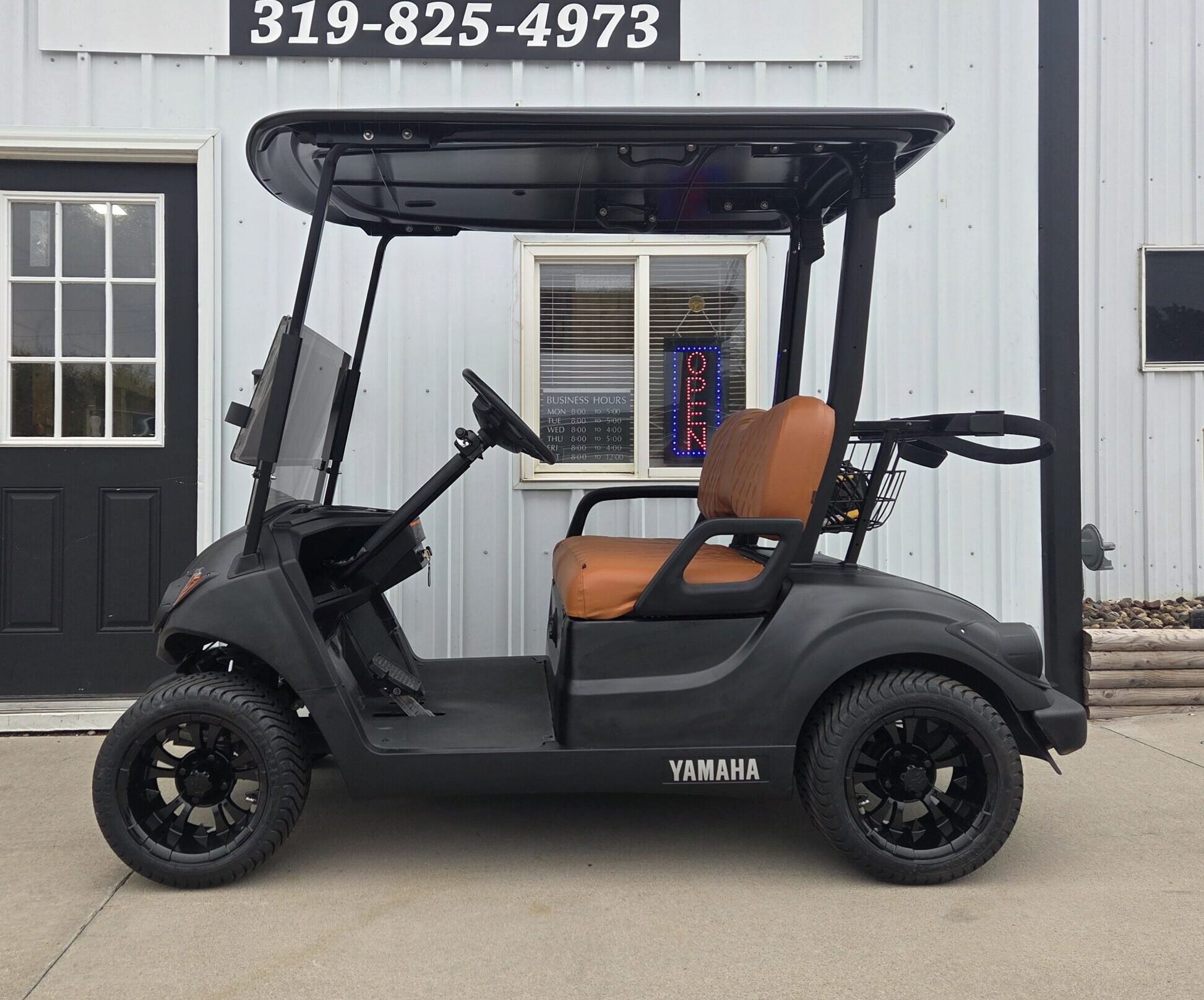2021 Yamaha 48 Volt AC - Matte Black - Golf Set Up $5,500 - KC Power Sports