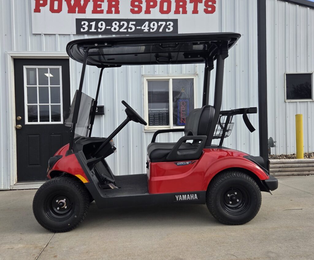 2024 Yamaha 48 Volt IRS PTV - Red - Golf Set Up $8,000 - KC Power Sports